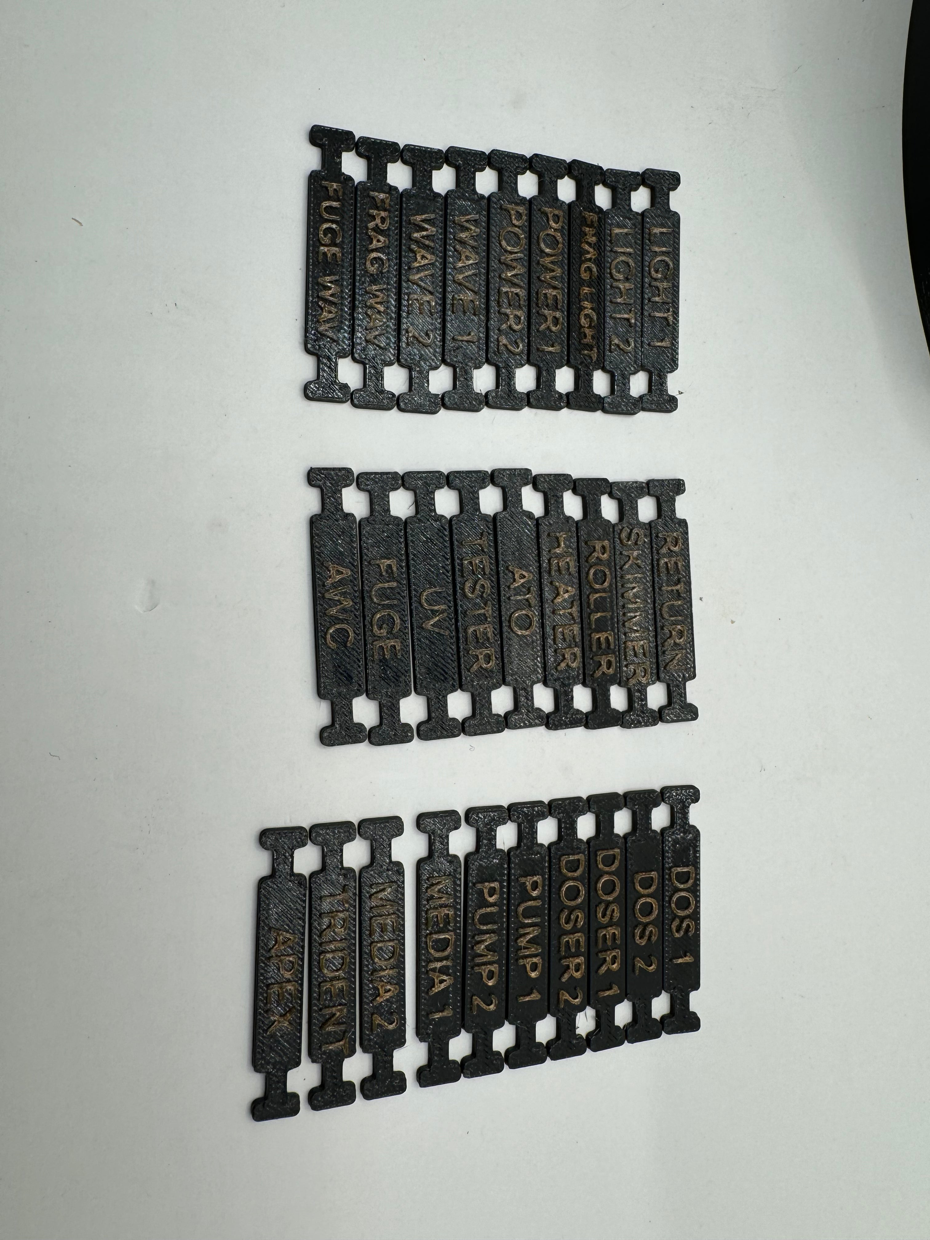 Cable labels – Coral Cartel